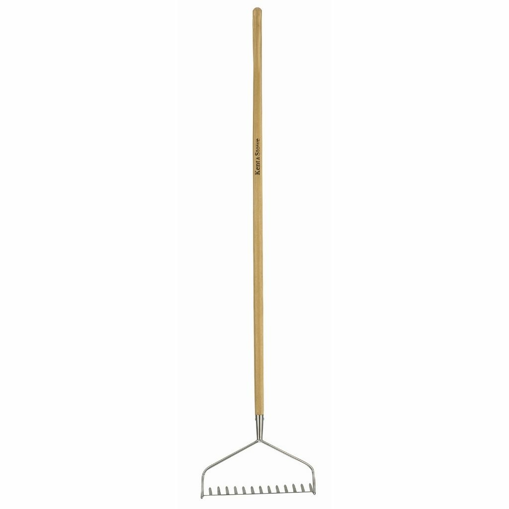 Long Handled Soil Rake Stainless Steel - Goldcliff Garden Centre