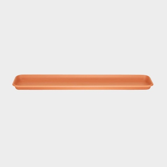 Terracotta 60cm Plastic Trough Tray - Goldcliff Garden Centre